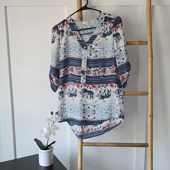 Wishful Park | Tops | Elephant Top | Poshmark